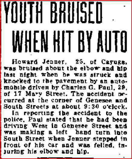 Charles Galbraith PAUL (1903 - June 1959) - 1930 Auburn, Cayuga, New ...
